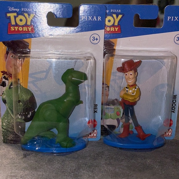 Pixar | Toys | Disney Pixar 4 Pc Set Toy Story 4 Woody Rex Buzz Forky ...